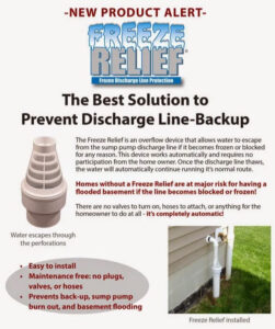 How to Prevent Sump Pump Discharge from Freezing