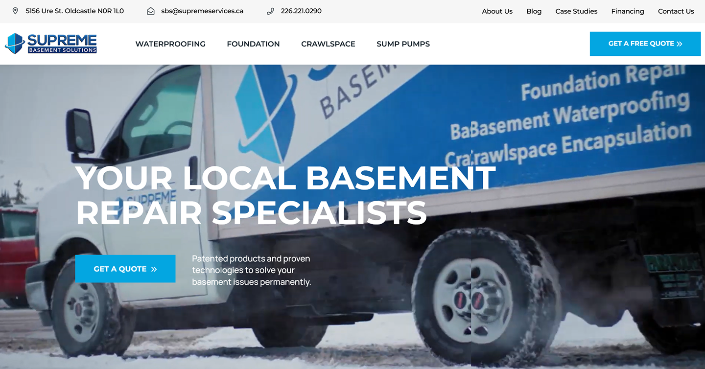 Basement Waterproofing & Foundation Repair Windsor